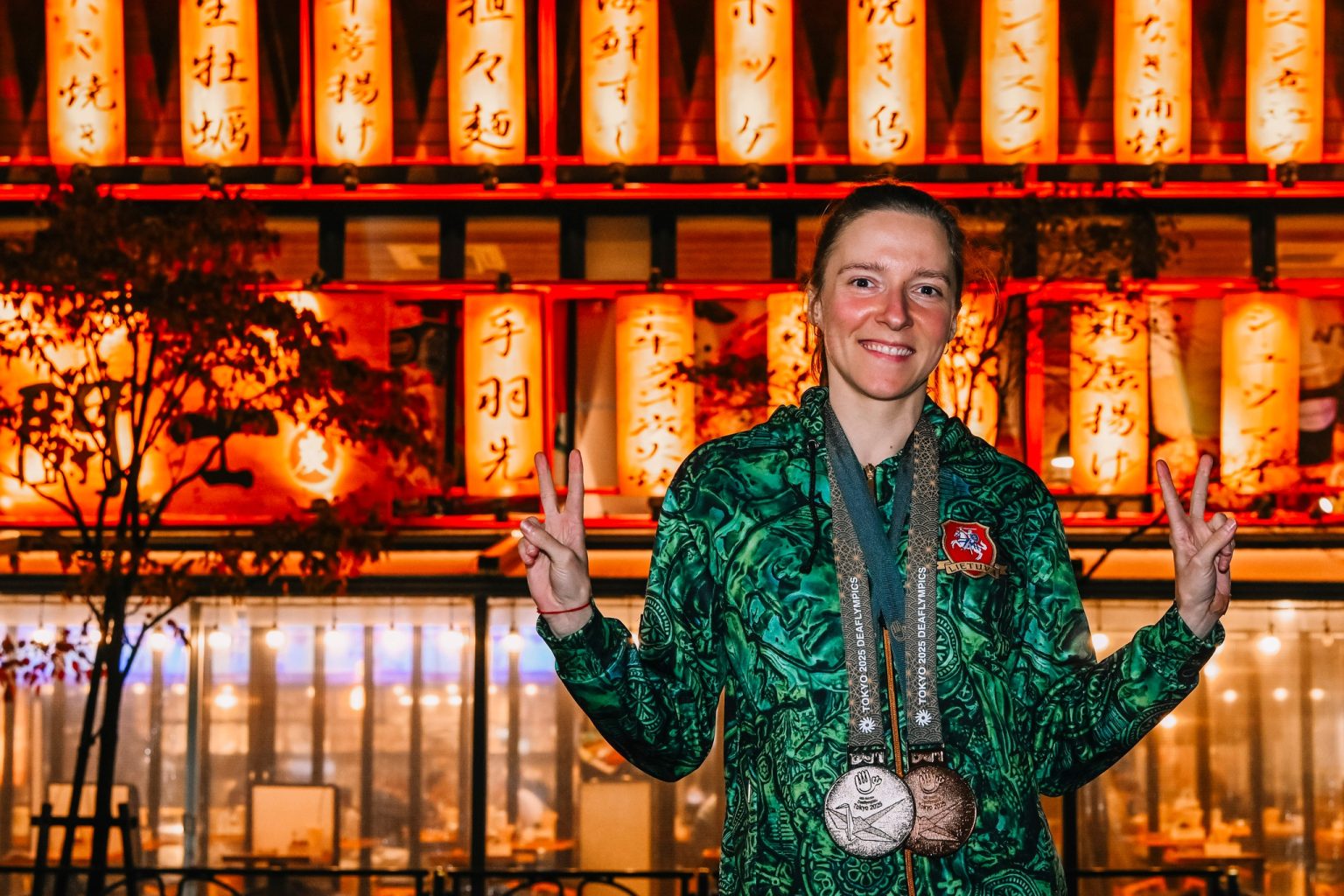 Gestų kalbo tyrėjos medaliai Pasaulio kurčiųjų vasaros deflimpinėse ...